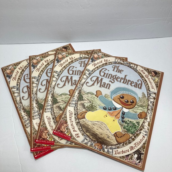 Scholastic | Other | The Gingerbread Man Jim Aylesworth Illus Barbara ...